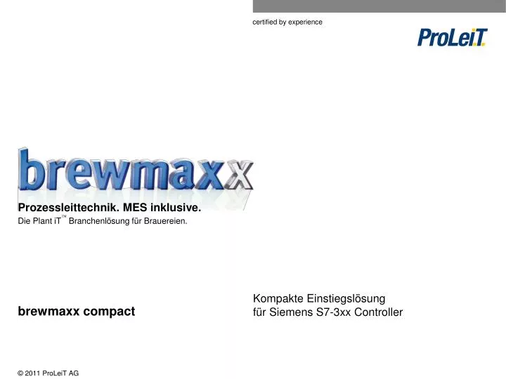 PPT - brewmaxx compact PowerPoint Presentation, free download - ID:4196244
