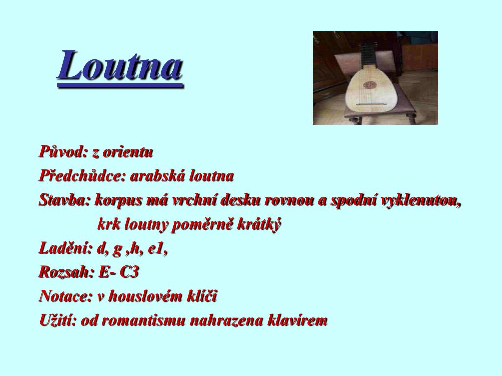 PPT - Strunné hudební nástroje PowerPoint Presentation, free download ...