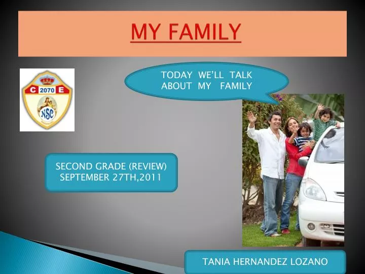 PPT - MY FAMILY PowerPoint Presentation, free download - ID:4197602
