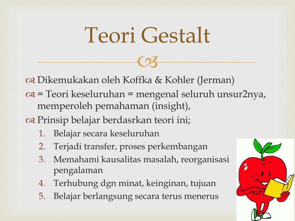 PPT - Learning Process; Teori Belajar Mengajar dalam Pendidikan ...