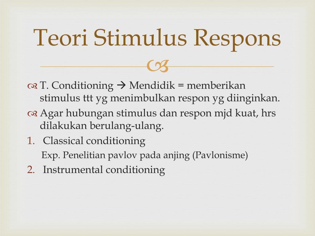PPT - Learning Process; Teori Belajar Mengajar dalam Pendidikan ...