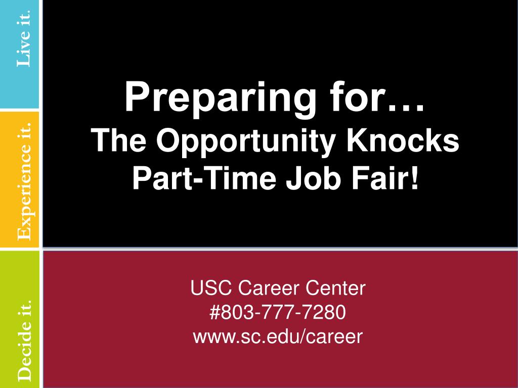 PPT - USC Career Center #803-777-7280 sc/career PowerPoint Presentation ...