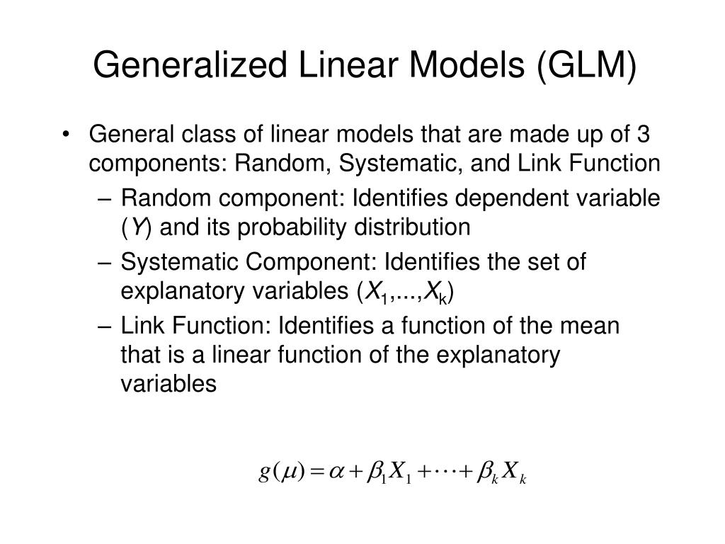 PPT - Generalized Linear Models PowerPoint Presentation, free download ... PPT - Generalized Linear Models PowerPoint Presentation, free download ...