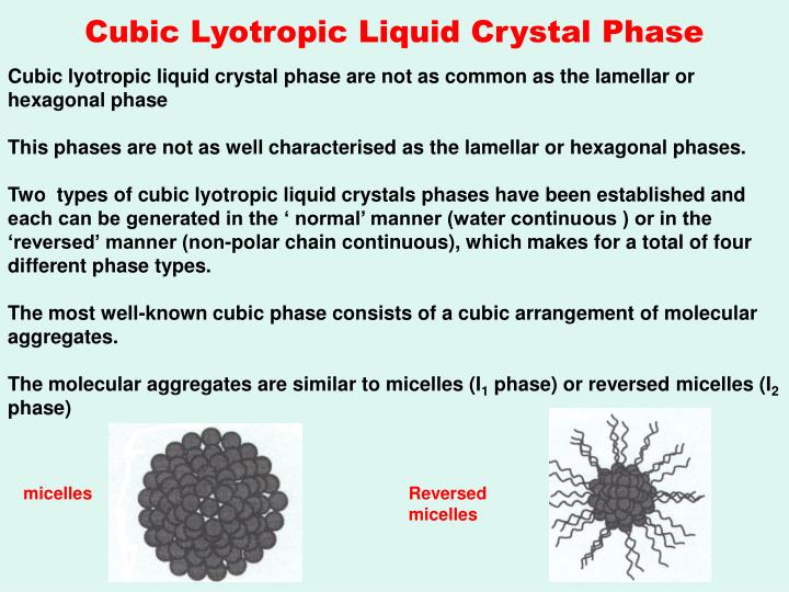 PPT - Lyotropic liquid crystals- Anisotropic Solutions PowerPoint ...