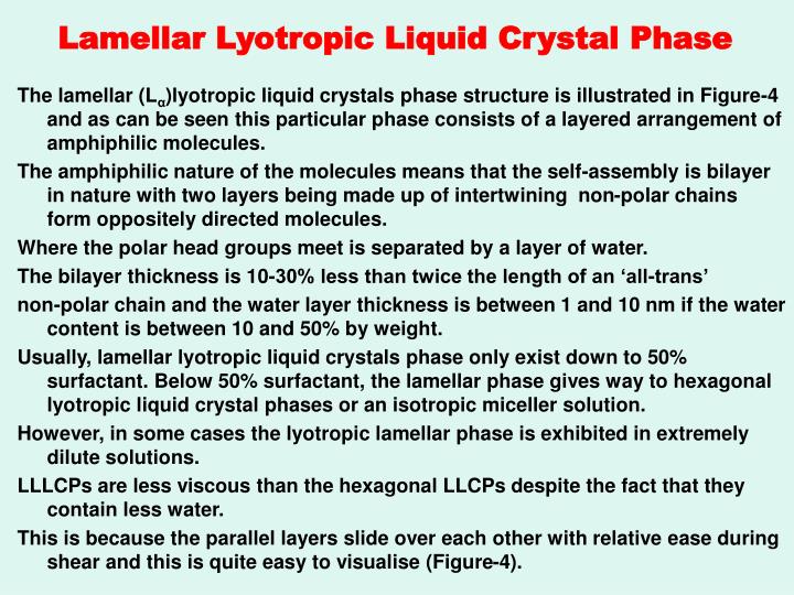 PPT - Lyotropic liquid crystals- Anisotropic Solutions PowerPoint ...