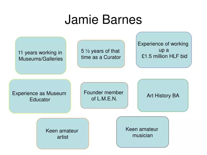 PPT - Jamie Barnes PowerPoint Presentation, free download - ID:4203297