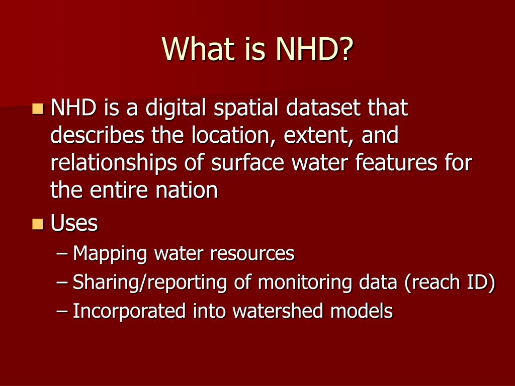 PPT - NHD Stewardship Conference Lakewood, Colorado April 15, 2009 ...