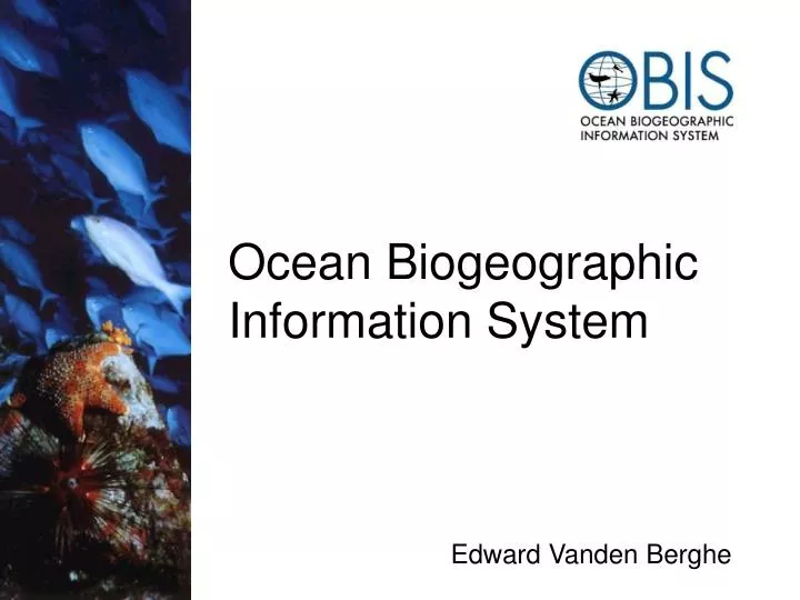 PPT - Ocean Biogeographic Information System PowerPoint Presentation ...