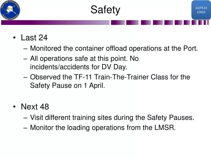 PPT - Safety PowerPoint Presentation, free download - ID:4204599