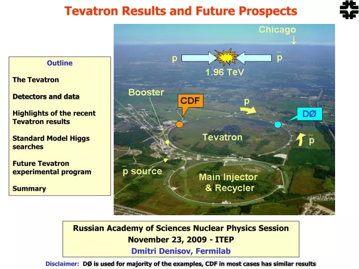 PPT - Tevatron Results and Future Prospects PowerPoint Presentation ...