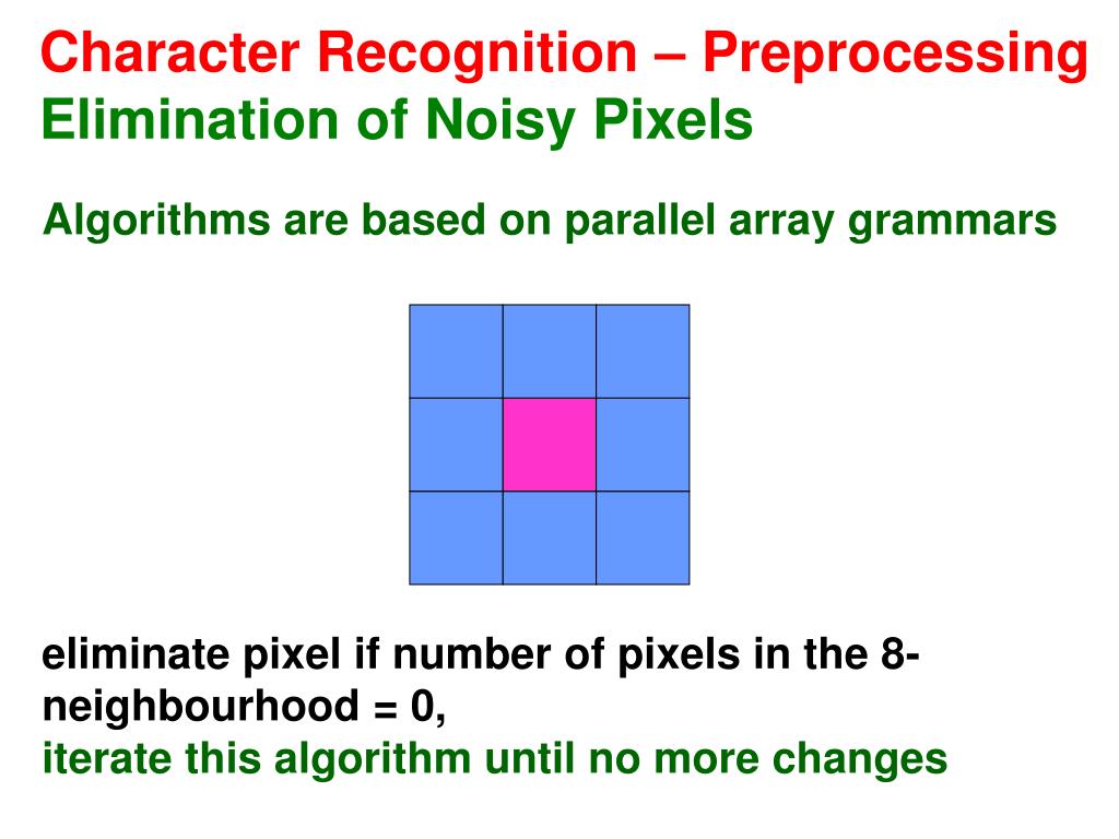 Ppt Syntactical Pattern Recognition With 2 Dimensional Array Grammars And Array Automata 3657