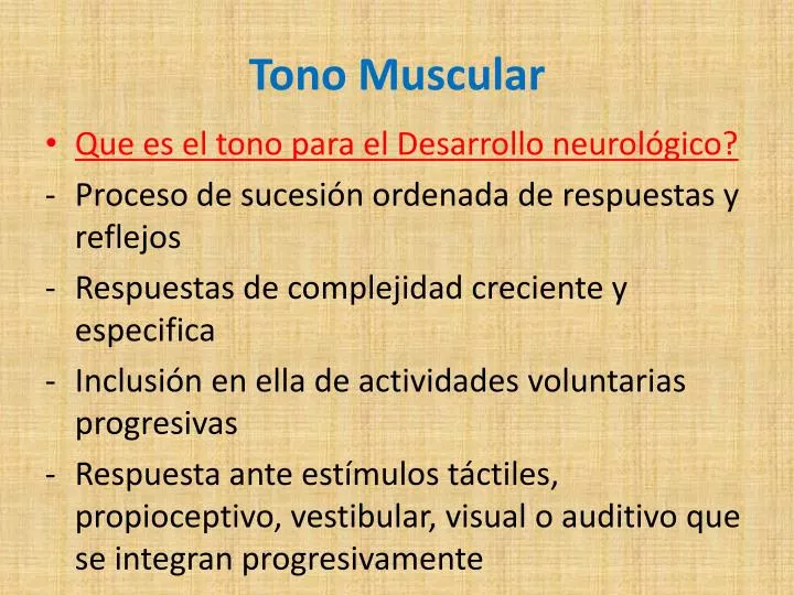 PPT - Tono Muscular PowerPoint Presentation, free download - ID:4206076