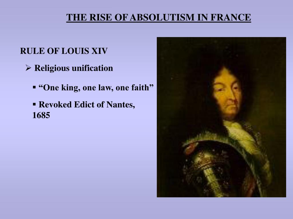 PPT - THE RISE OF ABSOLUTISM IN FRANCE PowerPoint Presentation, free ...