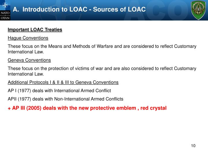 PPT - STANAG 2449 LOAC Training Module Template PowerPoint Presentation ...