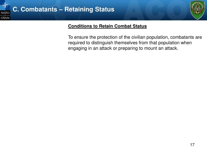 PPT - STANAG 2449 LOAC Training Module Template PowerPoint Presentation ...