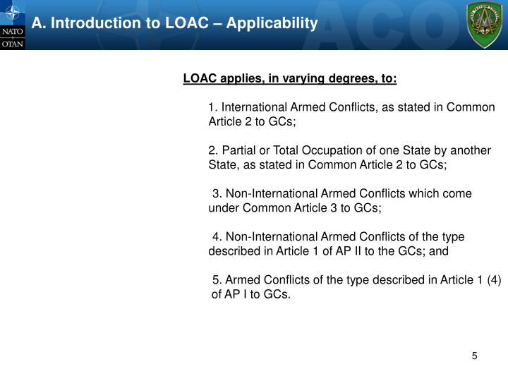 PPT - STANAG 2449 LOAC Training Module Template PowerPoint Presentation ...
