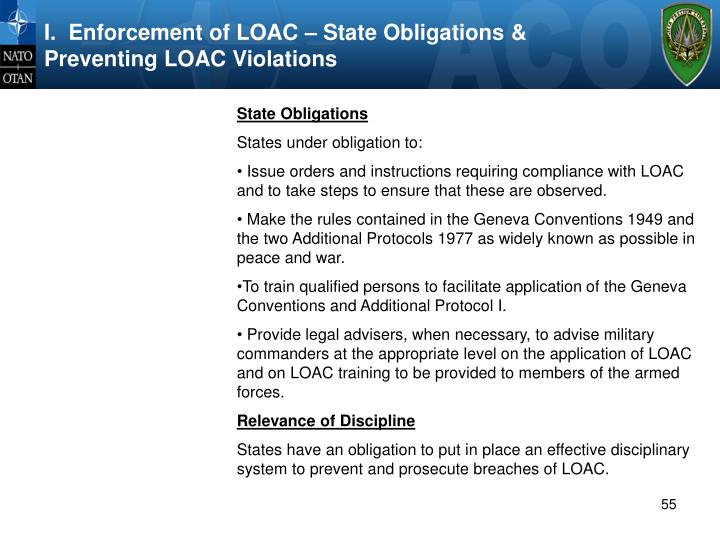 PPT - STANAG 2449 LOAC Training Module Template PowerPoint Presentation ...