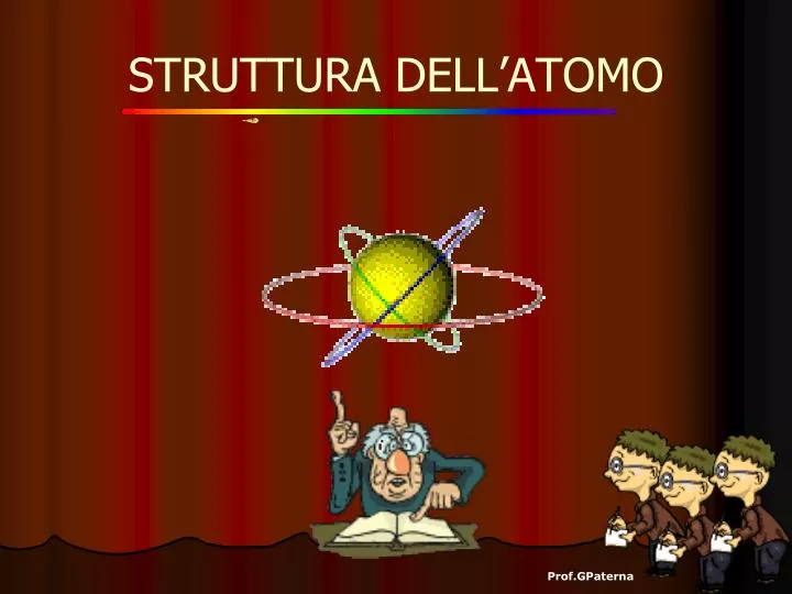 PPT - STRUTTURA DELL’ATOMO PowerPoint Presentation, free download - ID ...