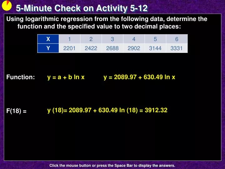 PPT - 5-Minute Check on Activity 5-12 PowerPoint Presentation, free ...