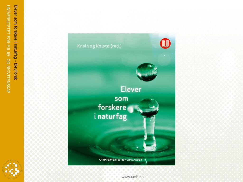 PPT - Elever som forskere i naturfag – med wiki PowerPoint Presentation ...