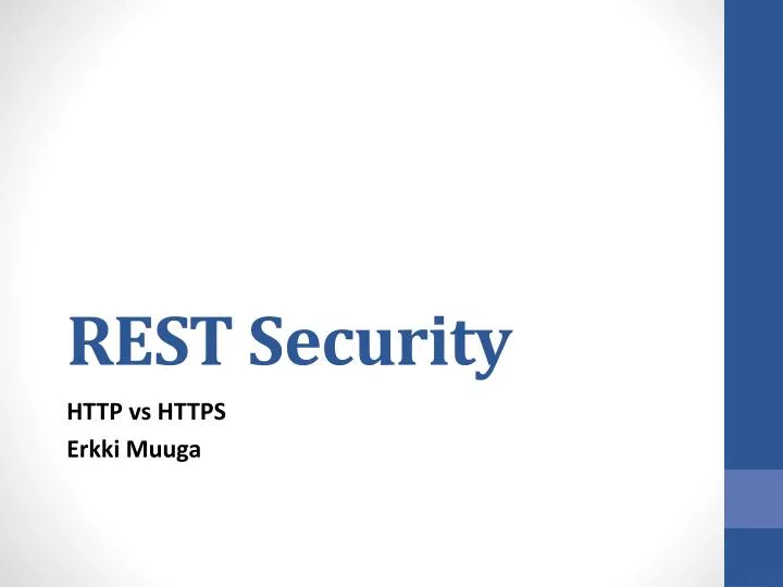 PPT - REST Security PowerPoint Presentation, free download - ID:4209274