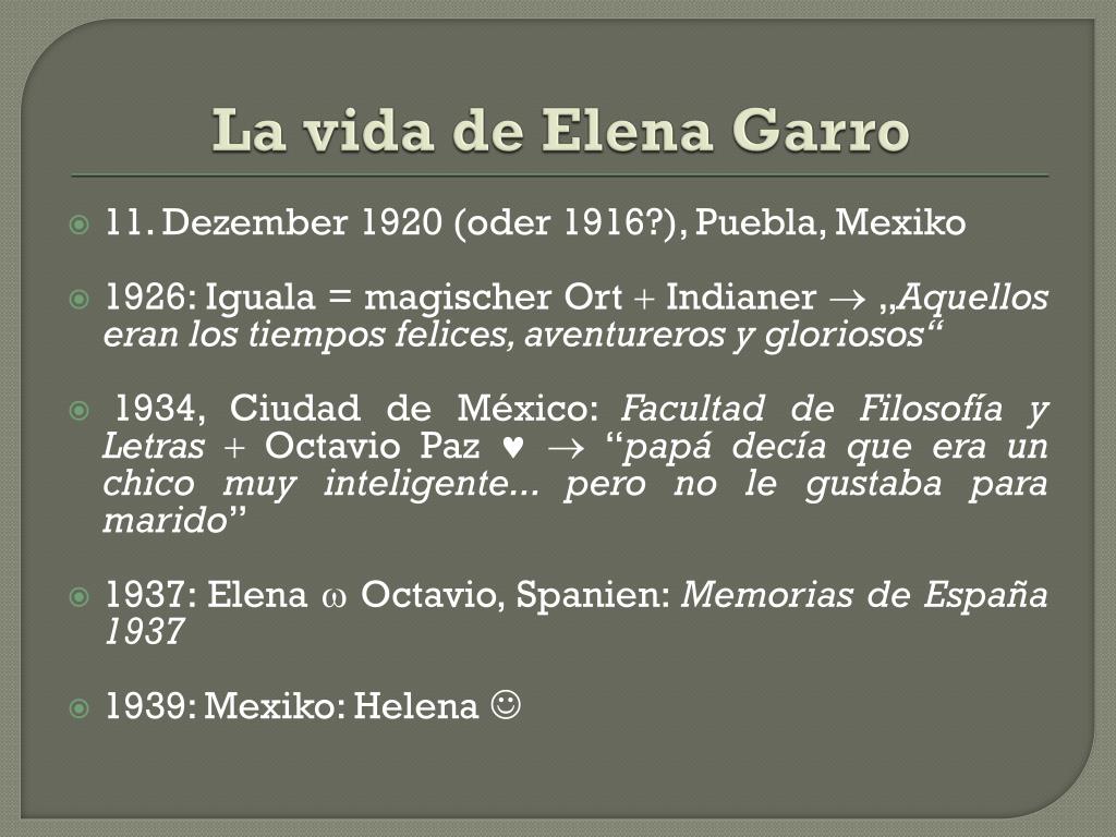 PPT - Elena Garro, Andamos huyendo Lola PowerPoint Presentation, free ...