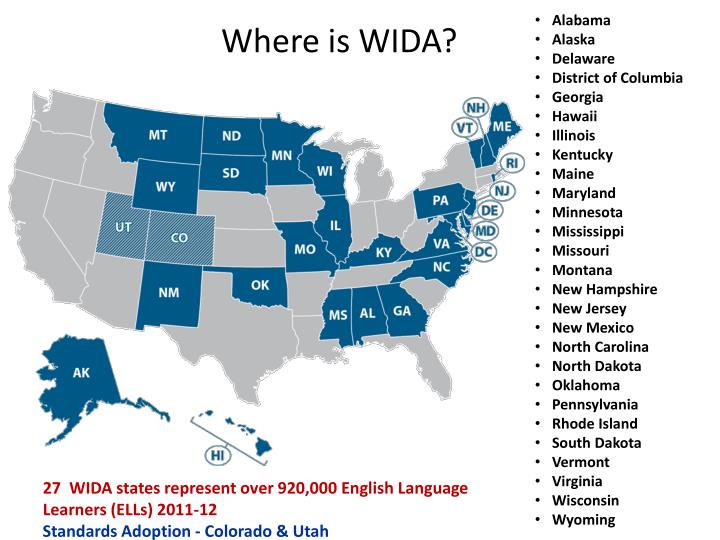 PPT - WIDA ELP Standards PowerPoint Presentation - ID:4211979