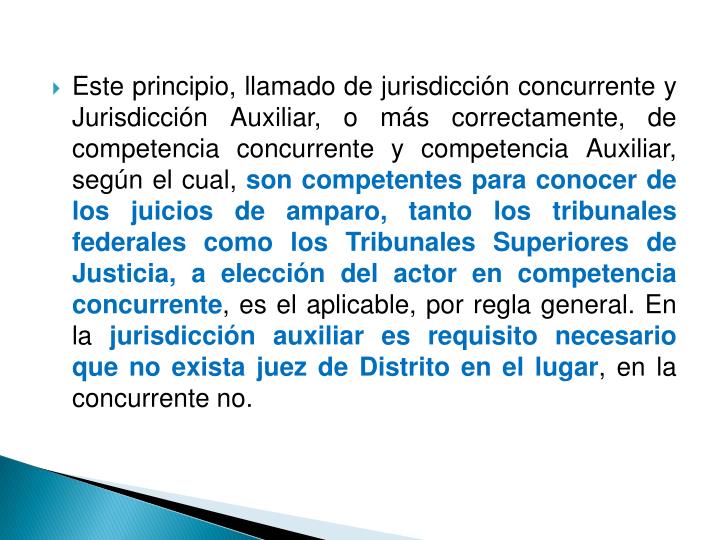 PPT - JURISDICCIÓN CONCURRENTE Y JURISDICCIÓN AUXILIAR. COMPETENCIA Y ...