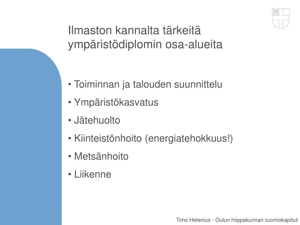 PPT - Timo Helenius Piispan teologinen sihteeri Oulun hiippakunnan ...