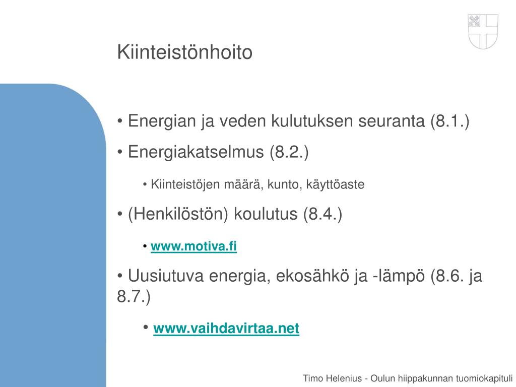 PPT - Timo Helenius Piispan teologinen sihteeri Oulun hiippakunnan ...