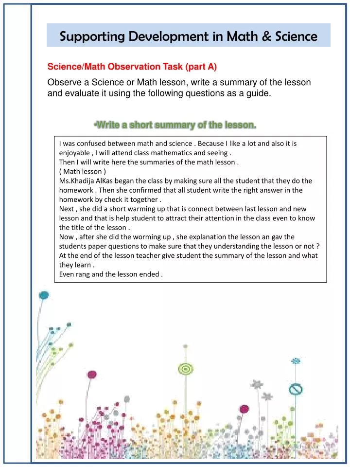 PPT - Supporting Development in Math & Science PowerPoint Presentation ...