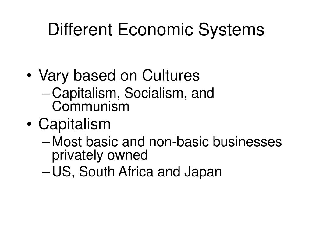 PPT - Economic and Political Systems PowerPoint Presentation, free ...