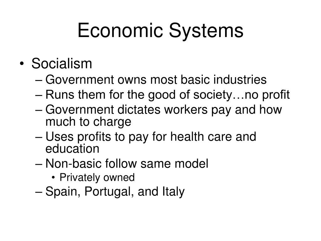 PPT - Economic and Political Systems PowerPoint Presentation, free ...