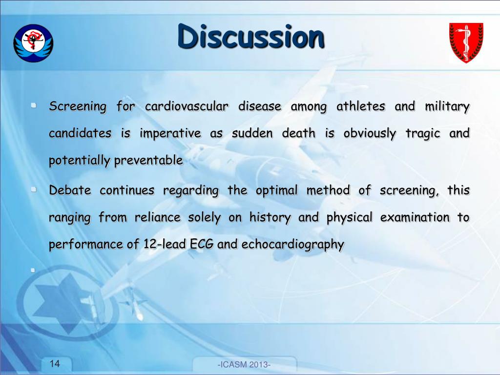 PPT - Pre-participation ECG screening in military recruits- the IDF ...