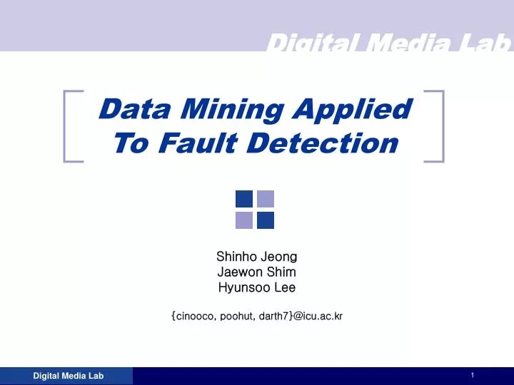 Ppt Data Mining Applied To Fault Detection Powerpoint Presentation 5682