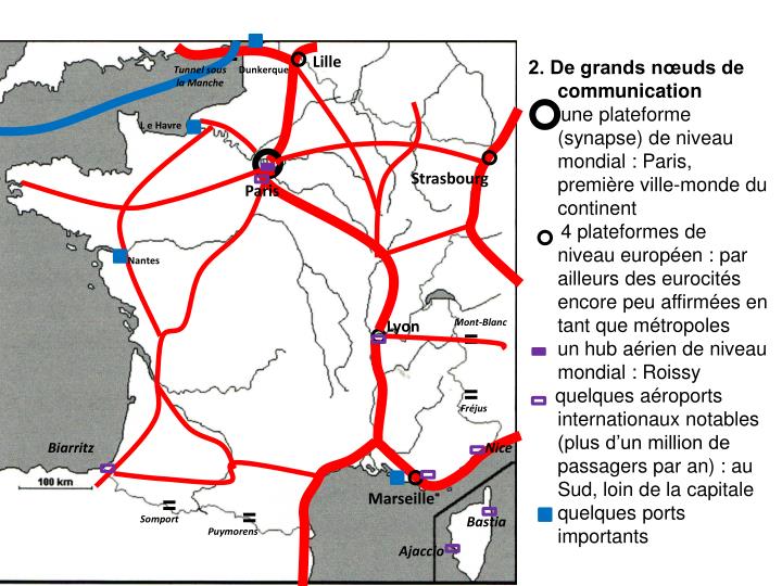 PPT - L’ORGANISATION DES RESEAUX DE TRANSPORT EN FRANCE ET LEURS ...