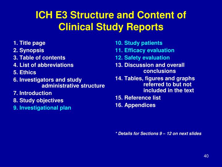 PPT - Statistical Analysis Plan and Clinical Study Report PowerPoint ...