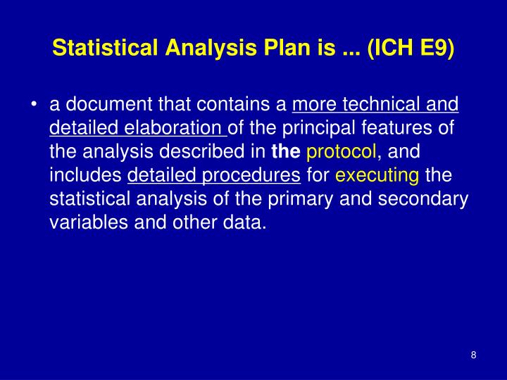 PPT - Statistical Analysis Plan and Clinical Study Report PowerPoint ...