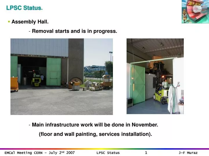 PPT - LPSC Status . PowerPoint Presentation, free download - ID:4215775