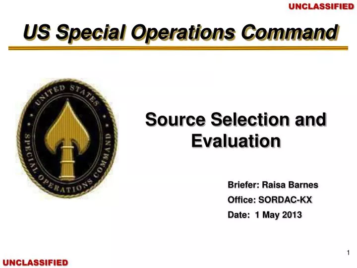 PPT - Source Selection and Evaluation PowerPoint Presentation, free ...