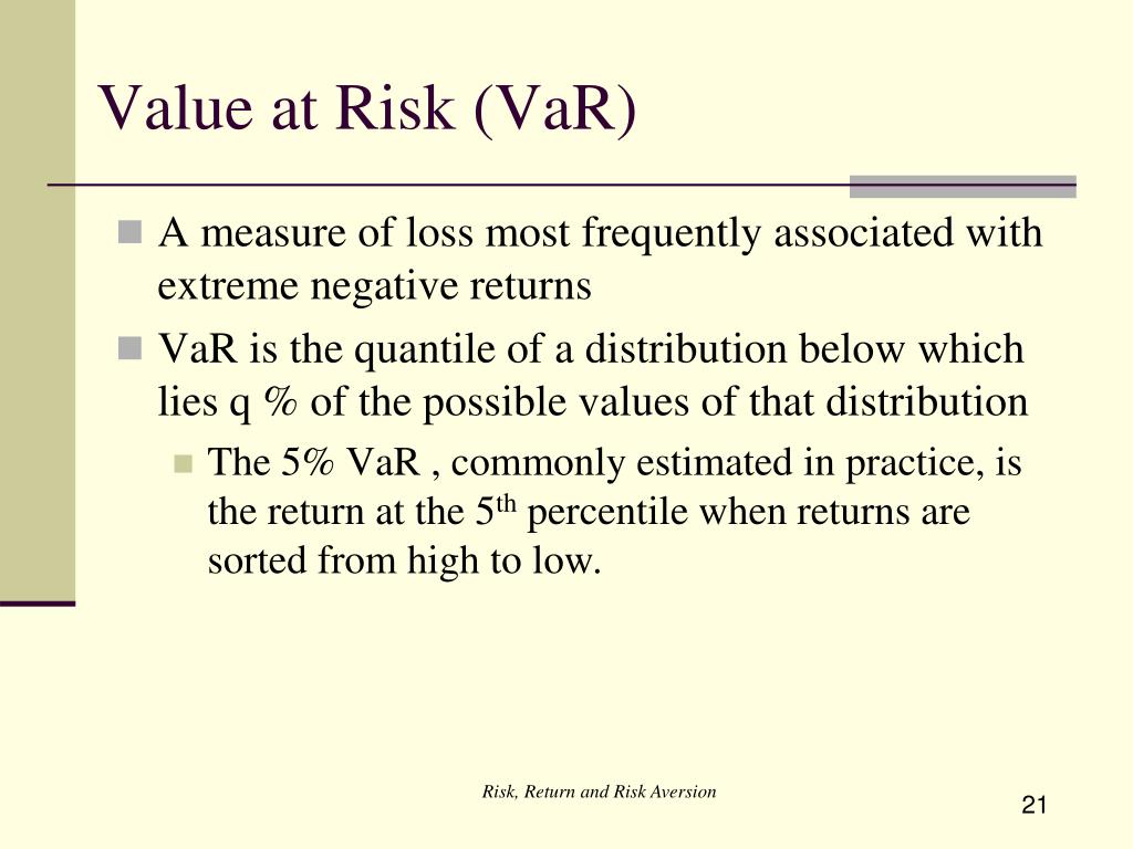 PPT - Risk, Returns, and Risk Aversion PowerPoint Presentation, free ... PPT - Risk, Returns, and Risk Aversion PowerPoint Presentation, free ...