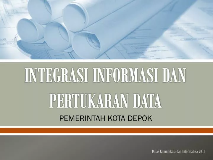 PPT - INTEGRASI INFORMASI DAN PERTUKARAN DATA PowerPoint Presentation ...