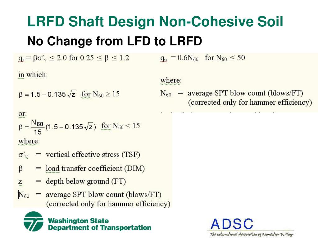 PPT - Load and Resistance Factor Design “LRFD” for Shafts PowerPoint ... PPT - Load and Resistance Factor Design “LRFD” for Shafts PowerPoint ...