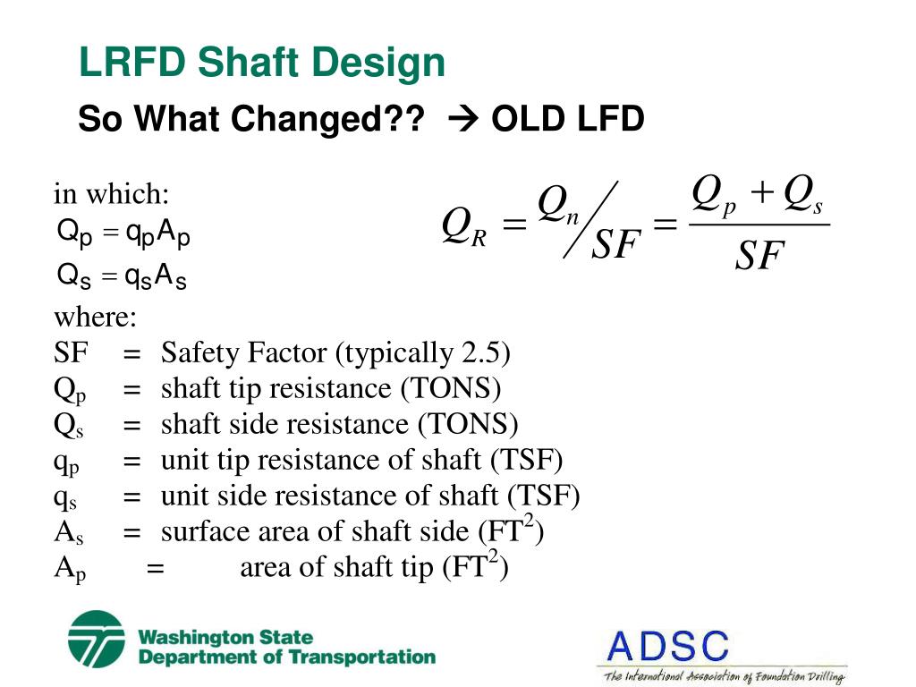 PPT - Load and Resistance Factor Design “LRFD” for Shafts PowerPoint ... PPT - Load and Resistance Factor Design “LRFD” for Shafts PowerPoint ...