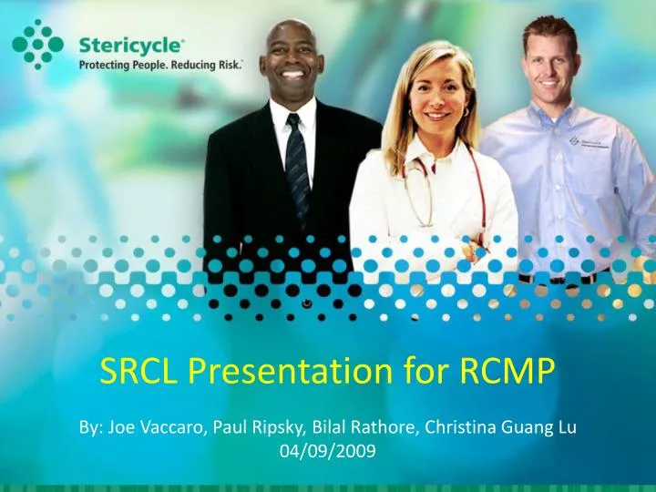 PPT - SRCL Presentation for RCMP PowerPoint Presentation, free download ...