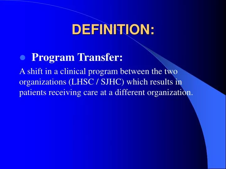 PPT - DEFINITION: PowerPoint Presentation, free download - ID:4217313