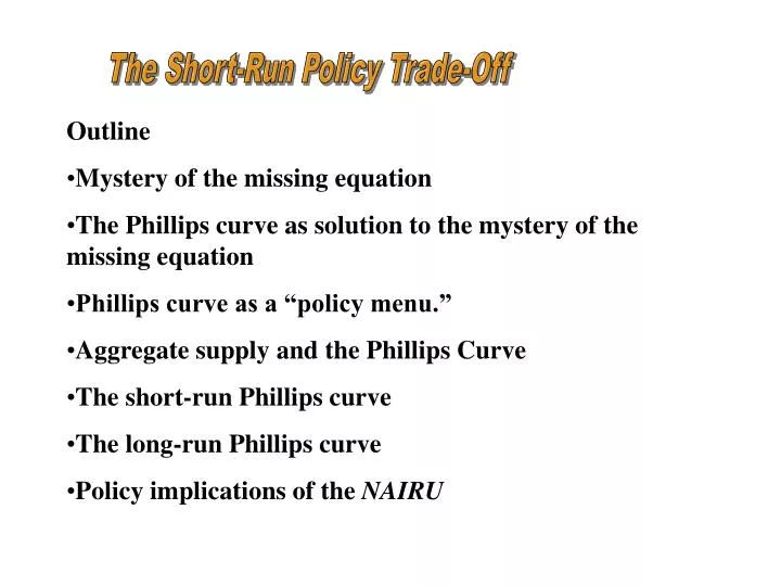 PPT - The Short-Run Policy Trade-Off PowerPoint Presentation, free ...