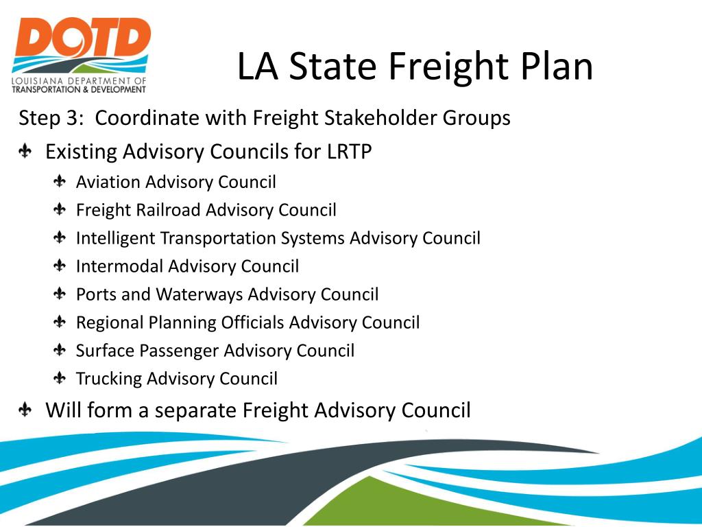 PPT - Louisiana’s First Official State Freight Plan PowerPoint ...