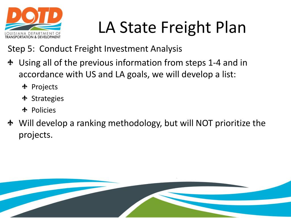 PPT - Louisiana’s First Official State Freight Plan PowerPoint ...