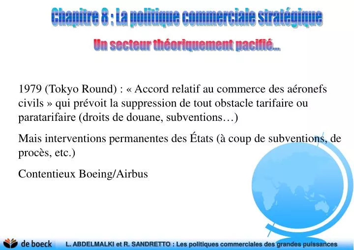 PPT - Chapitre 8 : La politique commerciale stratégique PowerPoint ...